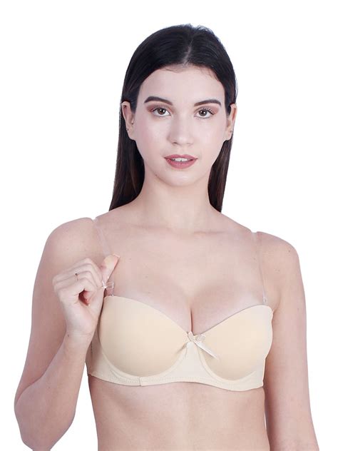 Buy Brachy Medium Coverage Underwired Heavily Padded Push Up Bra For