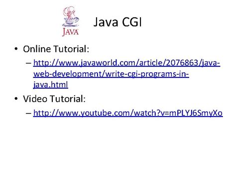 Java Cgi Lecture Notes By Theodoros Anagnostopoulos Java