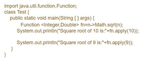 Function Functional Interface In Java