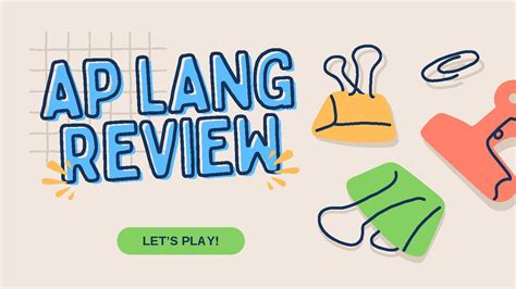 AP Lang Review Game By SassyinSecondary TPT