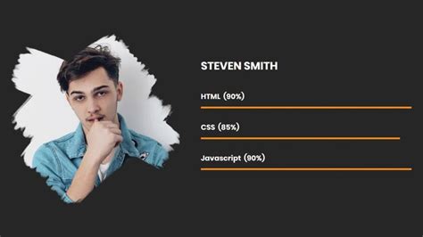 Skill Bar Animation Using HTML And CSS Css Computer Website Skills