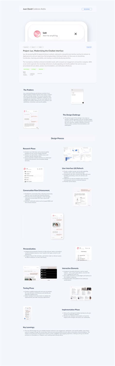 Lux A I Chatbot Gui Optimization Behance