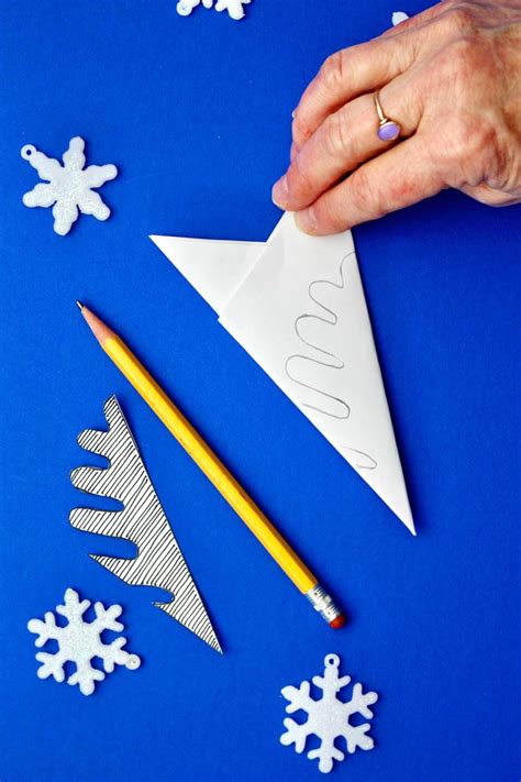 Easy Paper Snowflake Template Printable Designs How To Make Your Own