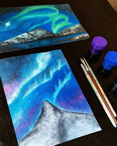 Aurora Borealis Drawing Painting Drawings Aurora Borealis