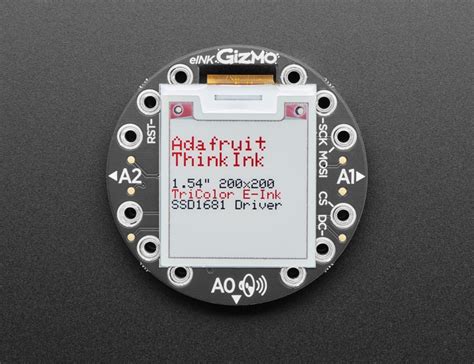 New Product Circuit Playground 200×200 Tri Color E Ink Gizmo E Ink