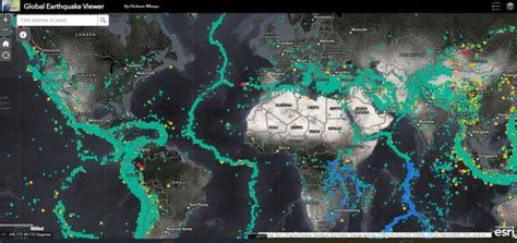 Arcgisonline Webapp Cartography Earthquakes Dickson Mbeya