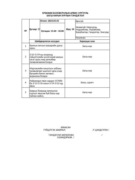 Хурлын тэмдэглэл №17 05 01 Pdf