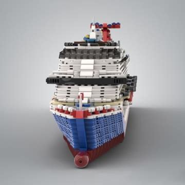 Lumitex Klemmbausteine Carnival Dream Schiff Modellbausatz 4235 Teile 1400 Kreuzfahrtschiff