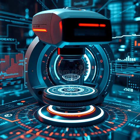 A Futuristic Optical Scanning Device Designed For High Precision Surrounded By Holographic