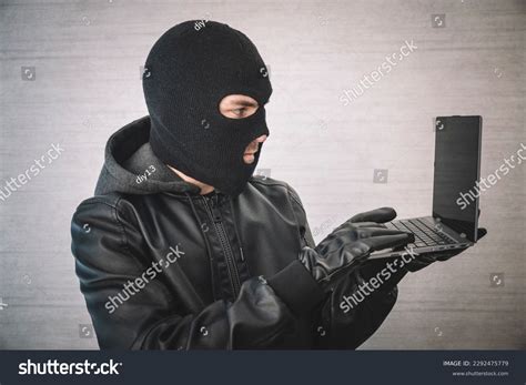 Cybercrime Thoughtful Hacking Technology Crime Male Stock Photo Shutterstock