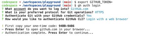 Allow Gh Auth Login To Overwrite GITHUB TOKEN Issue Cli Cli GitHub