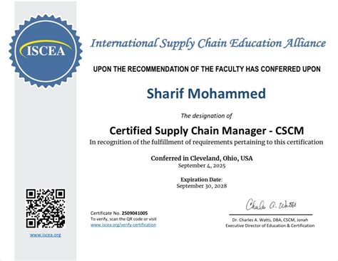 Supplychain Cscm Continuouslearning Professionalgrowth Iscea