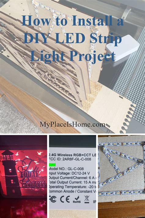 How to Install a DIY LED Strip Light Project in 2021 | Led strip ...