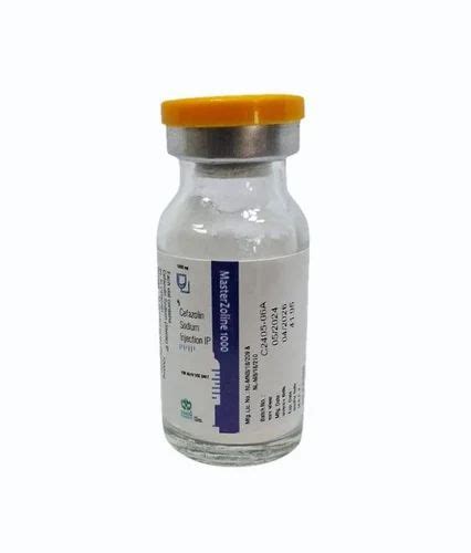 Cefazolin Sodium 1gm Injection 1000 Mg Vial At Rs 41 95 Vial In Panchkula Id 2854219076588