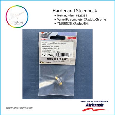 Harder And Steenbeck Valve Fpc Complete Cr Hs 126354 Pmstorehk