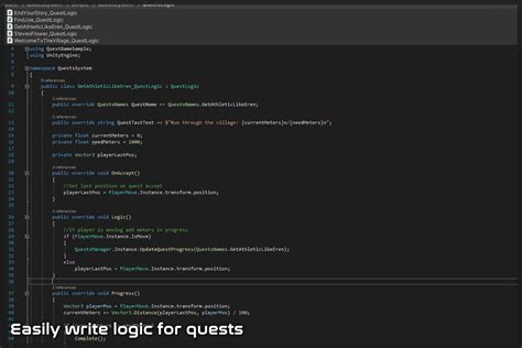 Quests System For Unity