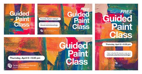 Guided Paint Class Images Behance