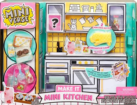 Mgas Miniverse Make It Mini Kitchen Diy Kitchen Playset With Uv Light Mystery Recipe Resin
