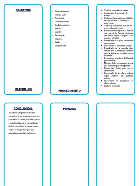 Triptico Pdf Arduino Bienes Manufacturados