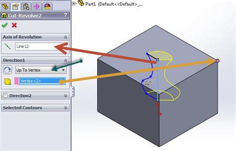 LỆNH REVOLVES CUT SOLIDWORKS DẠY SOLIDWORKS