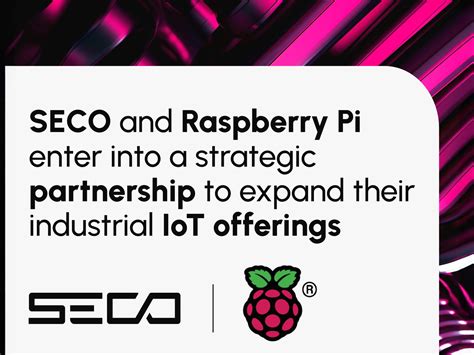 seco secoとraspberry piが戦略的パートナーシップを締結し、産業用iot製品を拡大