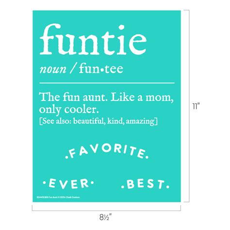 Chalk Couture Fun Aunt Home Decor Chalk Couture
