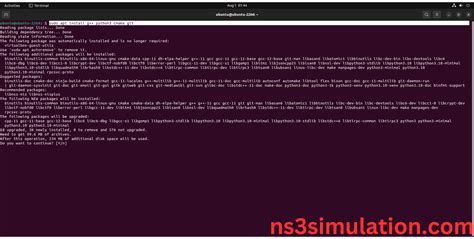 How To Run Netanim And Pyviz Packages In Ns3
