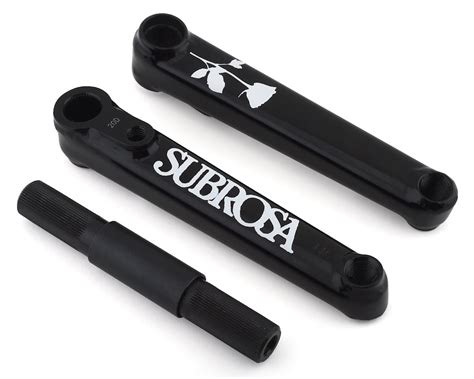 Subrosa Rose Cranks Matte Black Dans Comp