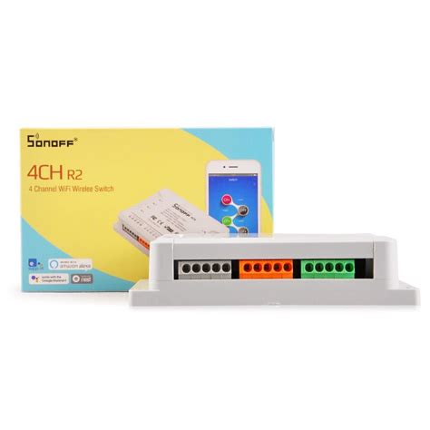 Sonoff 4ch Pro R2 Wifi Rf Smart Switch 505004 3d Printing Sonoff