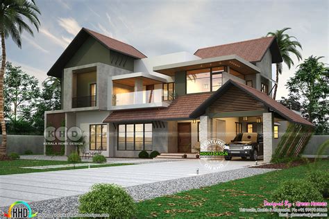 Sweet Modern Kerala Home Design Kerala House Design Contemporary