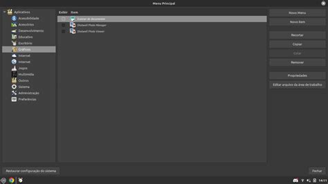 atalho barra de menu linux mint linux diolinux plus