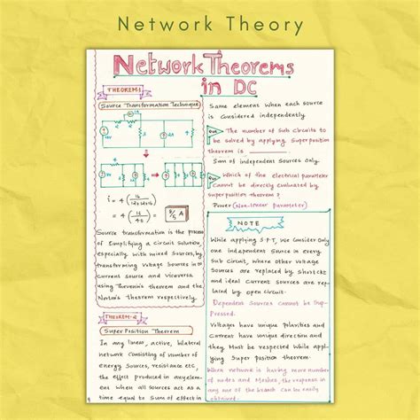 network theory handwritten notes pdf download now