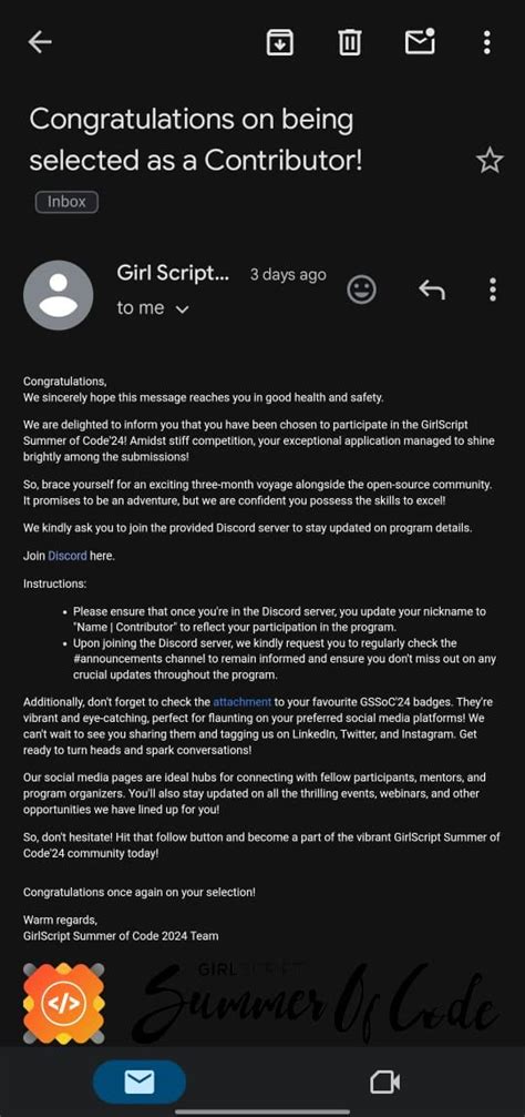 S Praveen Kumar On Linkedin Gssoc2024 Opensource Diversityintech