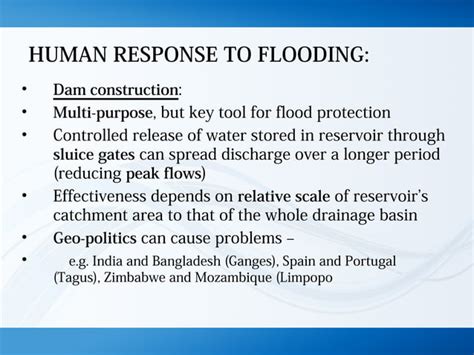 Design Of Flood Control Structures Ppt Geography Science