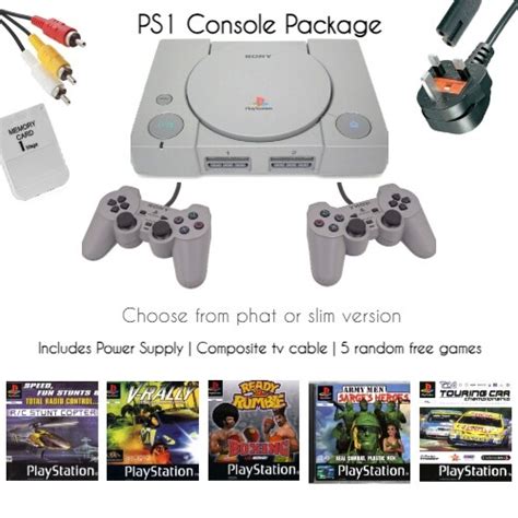 Sony Playstation 1 Ps1 Console With Cables And Original Controller
