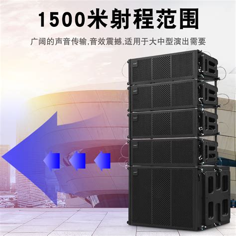 Professional Line Array Audio Double Inch Large Outdoor Stage Performance Wedding School