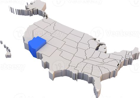 Arizona State Of Usa Map 35320716 Png