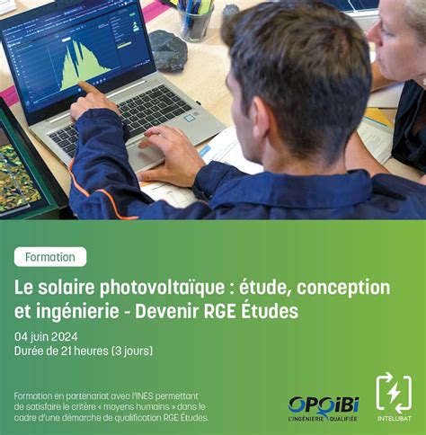 Nouvelle Formation Le Solaire Photovoltaïque Étude Conception Et