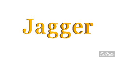 Jagger Name Animated  Logo Designs