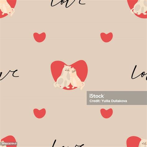 귀여운 고양이와 꽃 원활한 배경 반복 패턴 벽지 배경 귀여운 원활한 패턴 배경 가축에 대한 스톡 벡터 아트 및 기타 이미지 가축 검은색 고양이 새끼 Istock