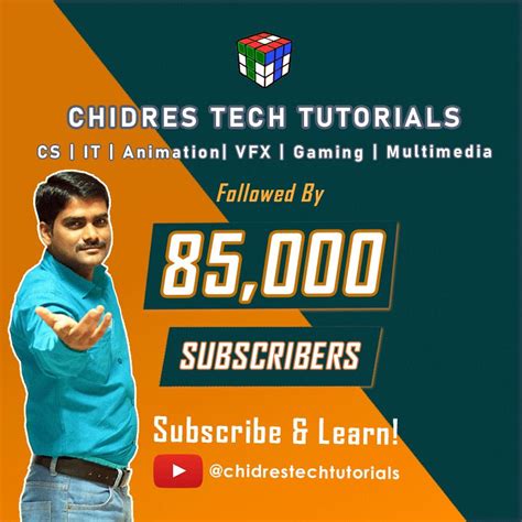 Chidrestechtutorials On Linkedin Thankyou Chidrestechtutorials