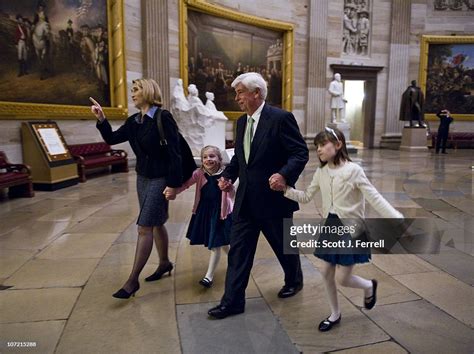 Retiring Sen Christopher J Dodd D Conn Walks Through The Rotunda