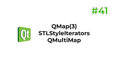 C Qt 41 Qmap3 Stlstyleiterators Qmultimap Youtube