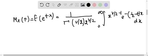 SOLVED Using The Moment Generating Function Of Example Show Numerade