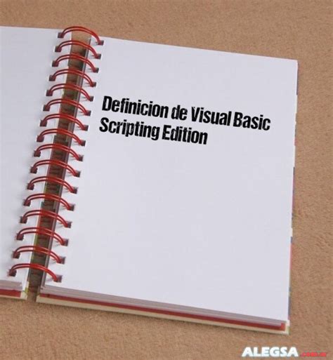 definición de visual basic scripting edition
