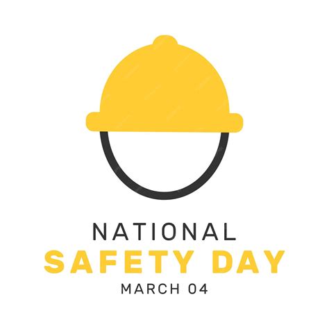 Premium Vector Vector Illustration Of National Safety Day Campaign