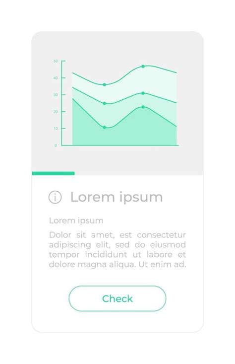 Areas Chart Ui Element Template Editable Isolated Vector Dashboard Component Flat User