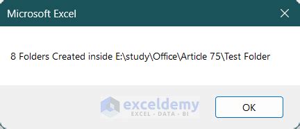 How To Use Macro To Create Folders From Excel List Methods