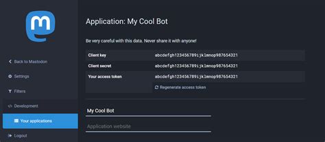 how to set up a mastodon bot on botsin space botwiki