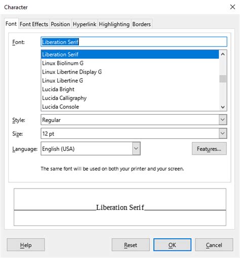 Write Direct Character FontOnly Class OOO Development Tools Documentation